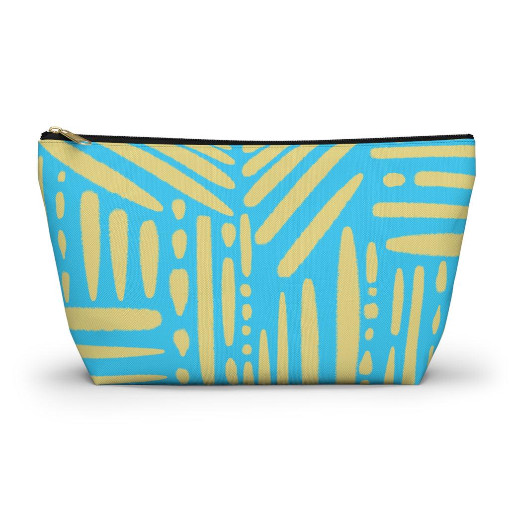 Ibiza Blue Zipper Pouch – Rochelle Porter Design